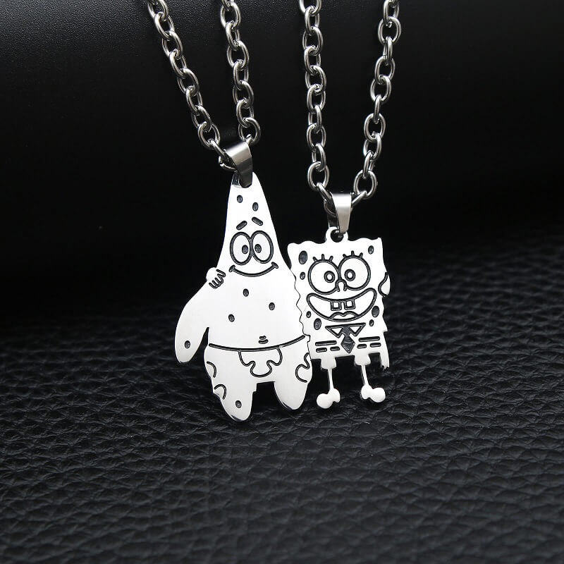Patrick and Spongebob Necklace 2.0 – worldnetgifts