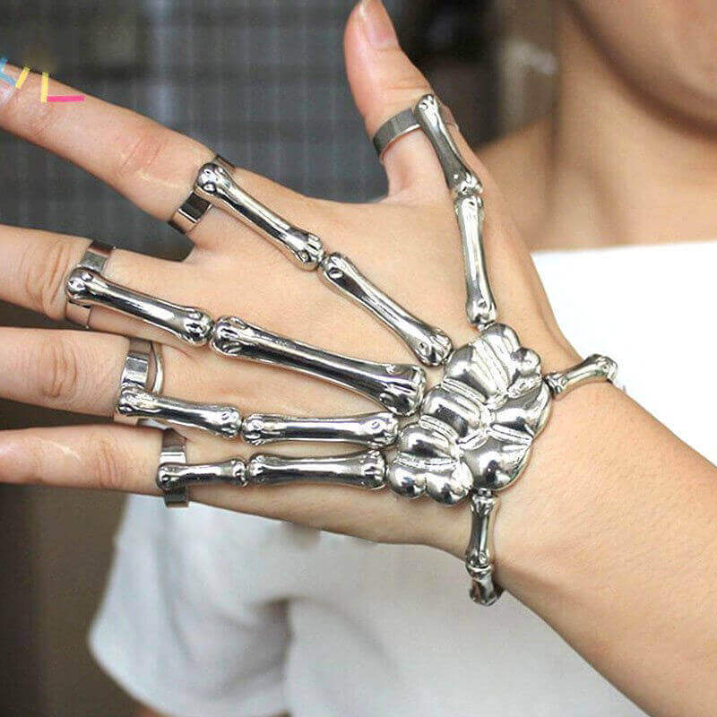 Hand Skull Skeleton Bracelet – worldnetgifts
